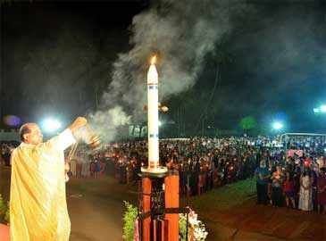 Watch: Easter Vigil ceremony at Goa’s Shrine of Our Lady of Fatima