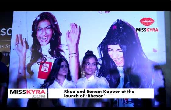 Rhea and Sonam Kapoor at the launch of ‘Rheson’, Watch Videos Online ...