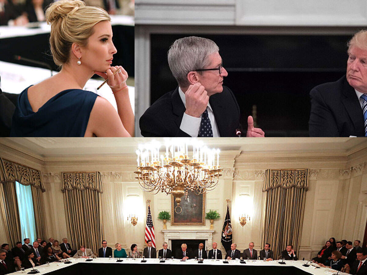 Tech CEOs meet Trump, discuss on modernizing government