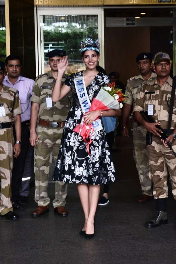 Miss World 2016 Stephanie Del arrives in India