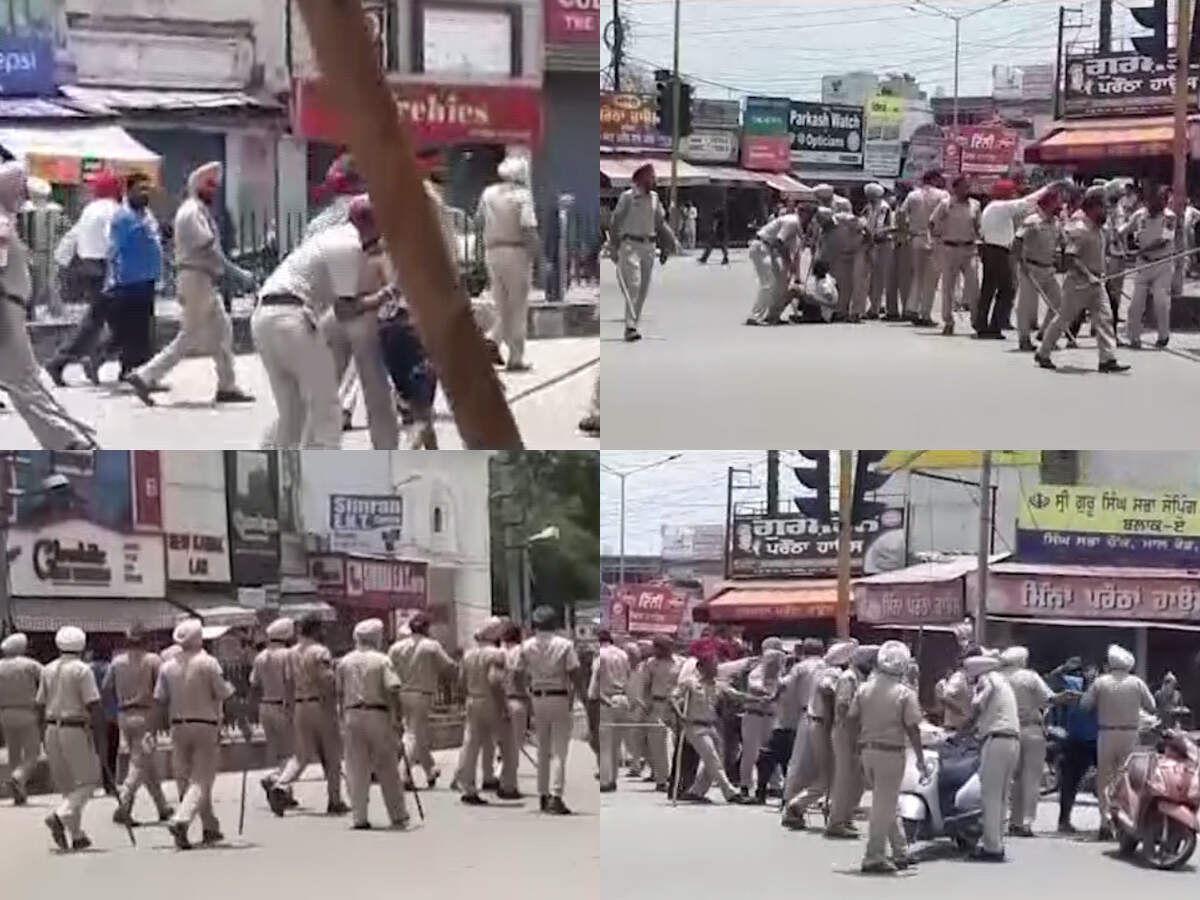 Vehicles damaged as mob goes on a rampage in Patiala