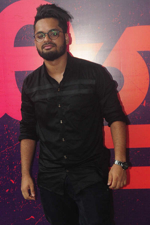 Suhaid Kukku during the mahurat of Najim Koya's Malayalam film 'Kali ...