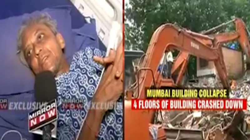 Mumbai building collapse: Man stuck for 15 hours shares his horrific ...