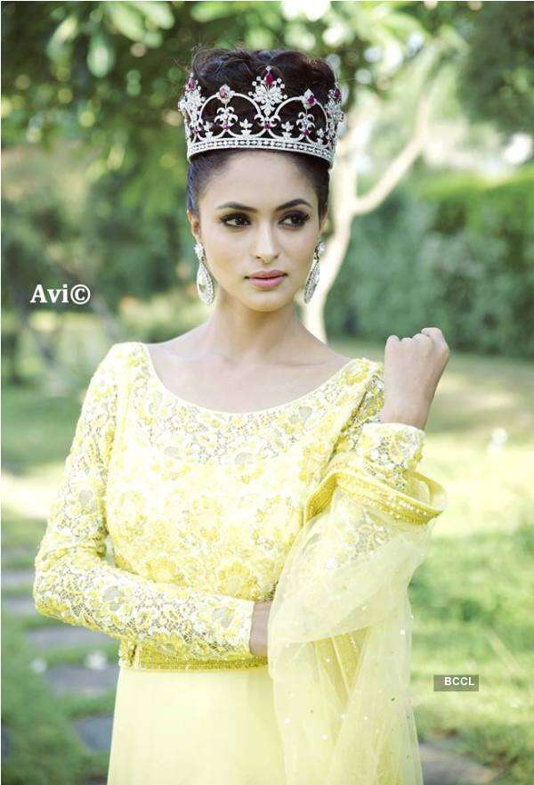 Anukriti Gusain's royal photoshoot