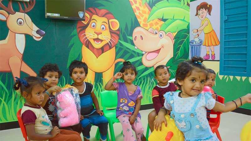 An Anganwadi pre-school in Vijayawada on par with corporate schools