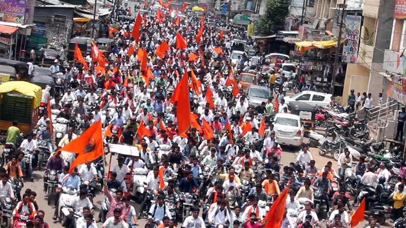 Massive bike rally in Aurangabad to garner support for Mumbai silent ...