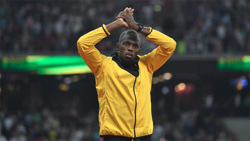 Sad farewell for injured bolt