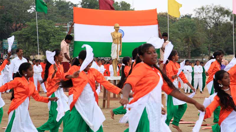 Coimbatore: Students take part in drills, cultural events to mark ...