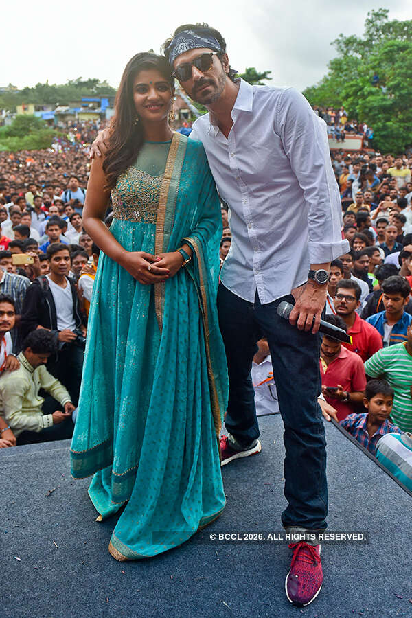 Aishwarya Rajesh and Arjun Rampal during the launch of song ‘Aala Re ...