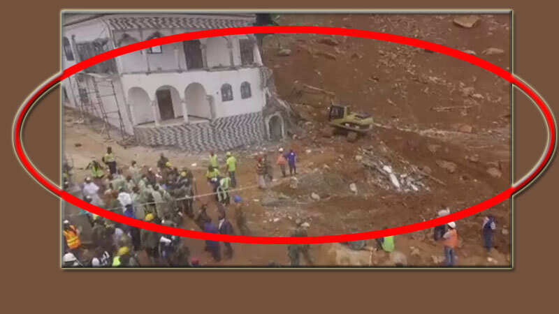 Drone video shows Sierra Leone mudslide aftermath