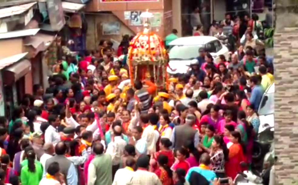 Krishna Doli taken out in Mussoorie with fervour