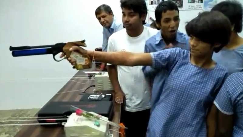 Shooting down disability: Gun in hand, special kids aim for development