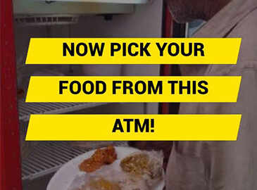 Now pick your food from this ATM! - Times Food