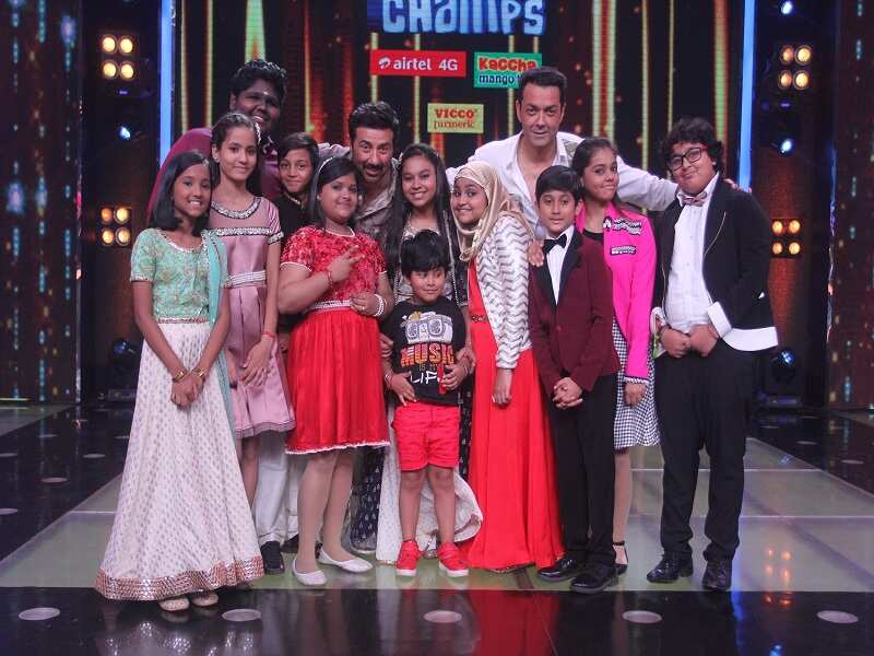Deol brothers Sunny and Bobby promote 'Poster Boyz' on 'Sa Re Ga Ma Pa ...