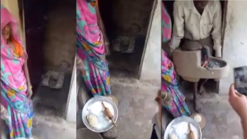 Watch: Toilet made under ‘Clean India’ campaign used as kitchen
