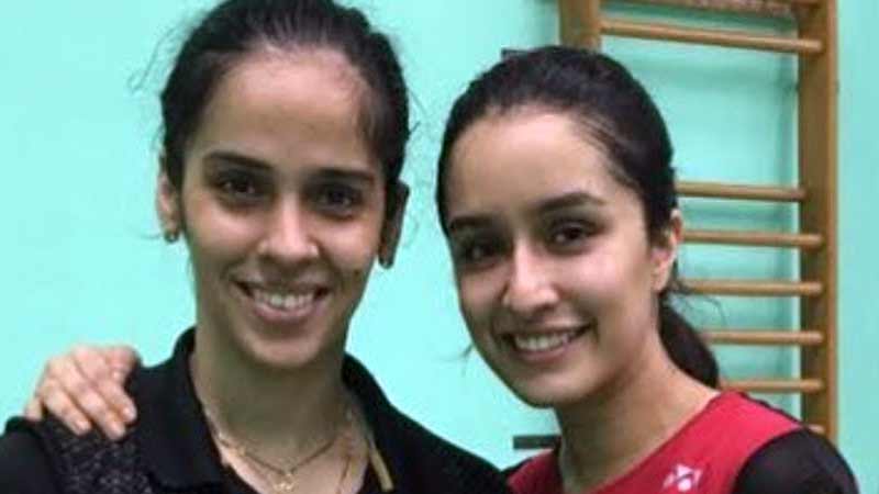 Saina Nehwal trains Shraddha Kapoor for upcoming biopic