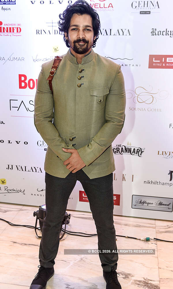 Harshvardhan Rane arrives at the Bombay Times Fashion Week 2017 in ...