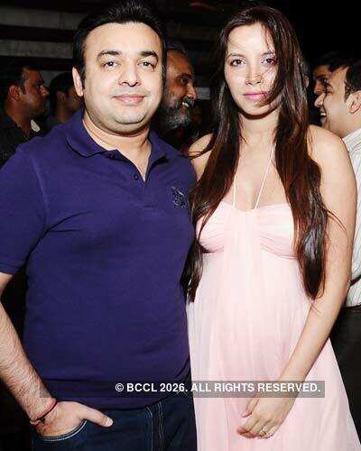 Kamal Taneja at Nikhil Dwivedi's party in New Delhi