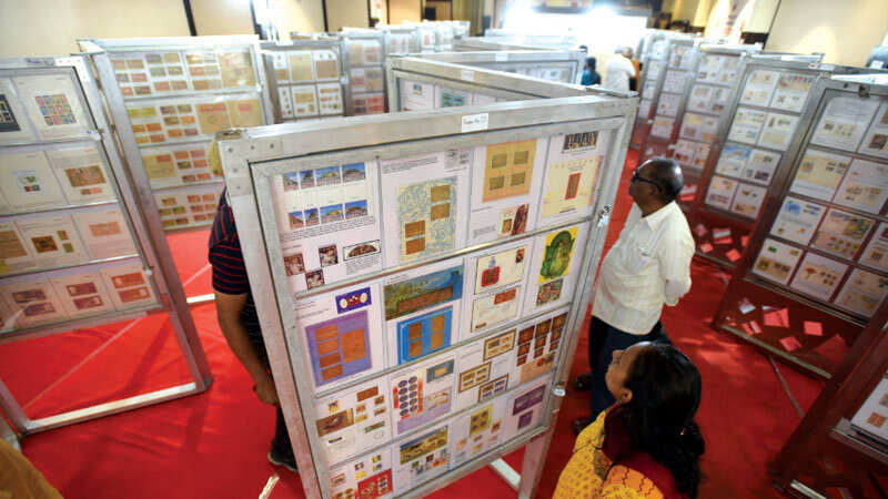 Rare stamps at display at philatelic exhibition in Pune