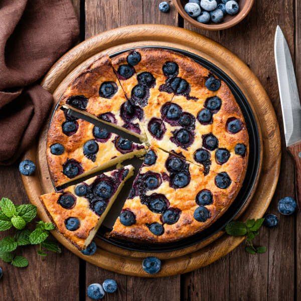 Blueberry Pizza Ham Blueberry Streusel Dessert Pizza