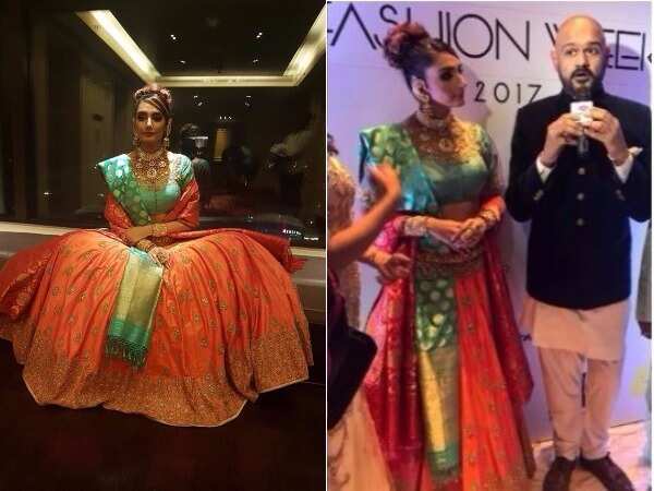 Shravan Kumar showcases his collection at Bangalore Times Fashion Week ...