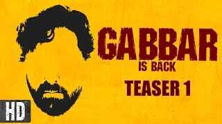 Gabbar is Back | Starring Akshay Kumar, Shruti Haasan | Teaser 1