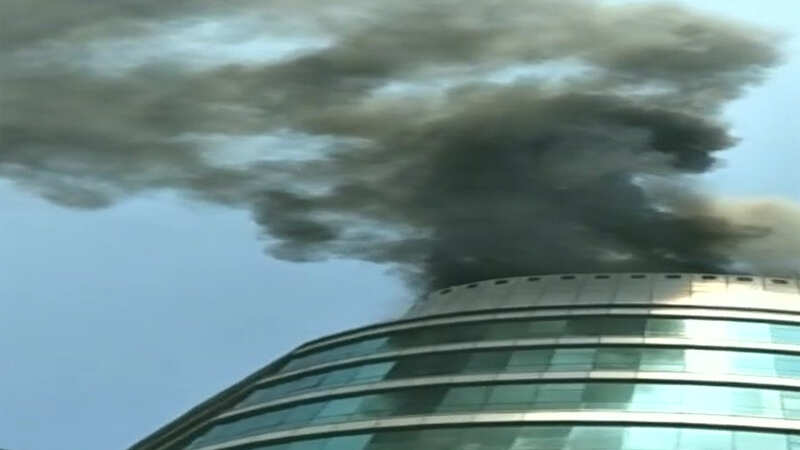 Massive fire at Reliable Tech Park in Navi Mumbai's area