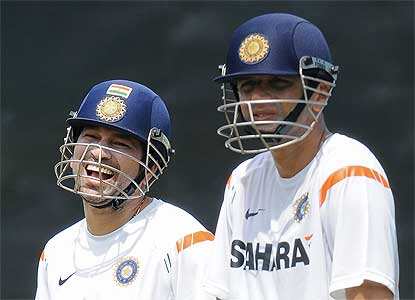 Indian team's practice session