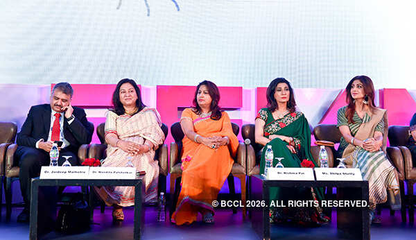 Shilpa Shetty during the launch of Manyata initiative at FOGSI ...