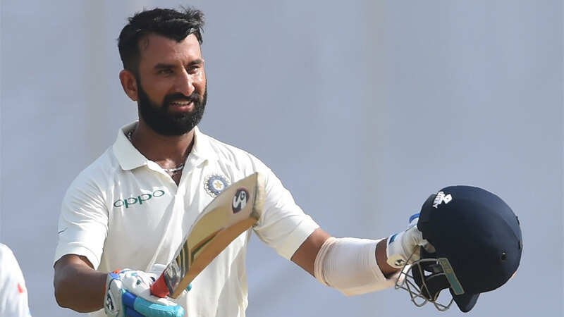 Pujara bats on all 5 days of Eden Gardens Test