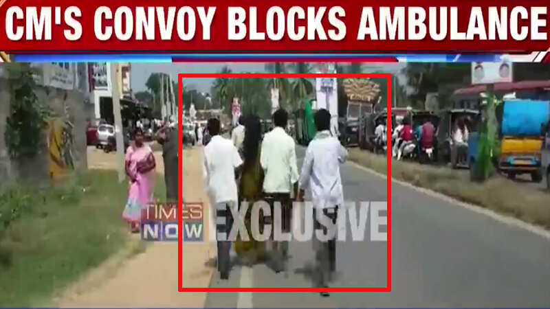 Karnataka CM's convoy blocks ambulance, patient forced to walk on foot