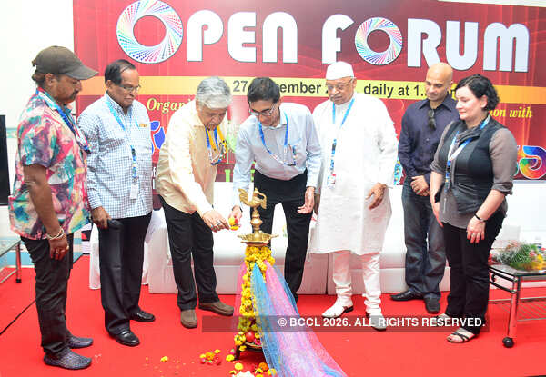 Sunit Tandon, IFFI Director during the inaugural session of the 'Open ...
