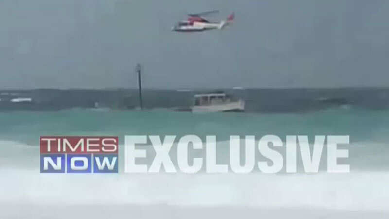 Cyclone Ockhi: Dramatic rescue operation in sea