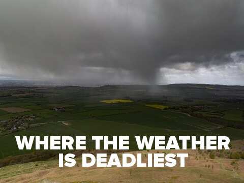 Infographic: Countries most affected by extreme weather - Times of India