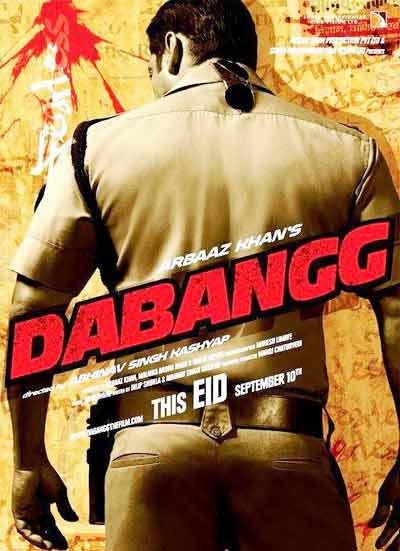 Actor Salman Khan in the movie Dabangg