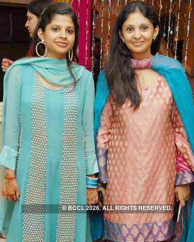 Aditi Panchmatia and Mahima Bawa at Ruchika Khemka and Hardik Khakkhar ...