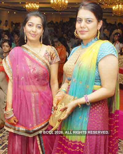 Aditi Panchmatia and Mahima Bawa at Ruchika Khemka and Hardik Khakkhar ...