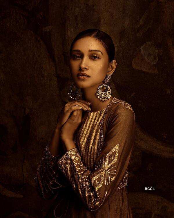 Aradhana Buragohain stuns in an ethnic couture shoot