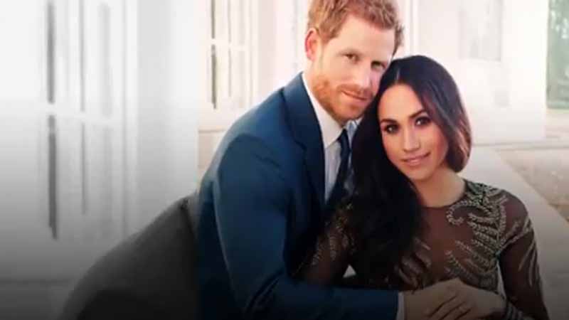 Prince Harry and Meghan Markle release intimate engagement pictures