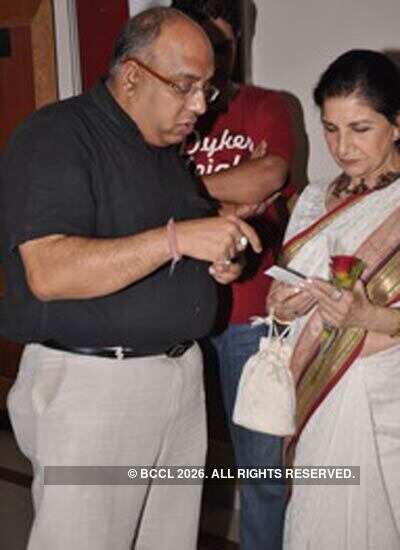 Vinod Nagpal (R) at 'Hum Log' serial promotion at Doordarshan studios ...