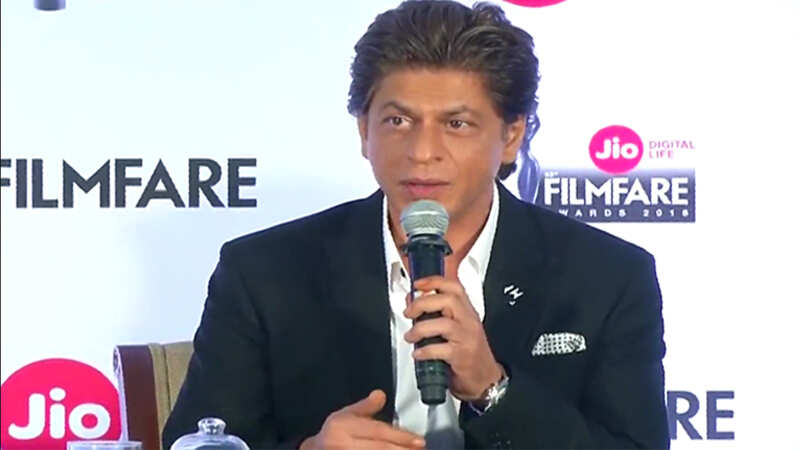 Shah Rukh Khan at 63rd Jio Filmfare Awards press conference