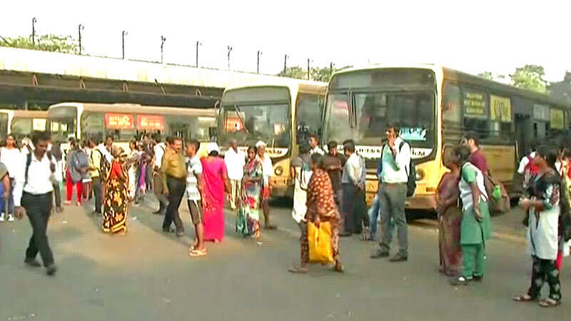 Tamil Nadu bus strike: Return to work of face action, govt warns employees