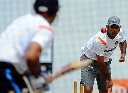 Teams' practice session