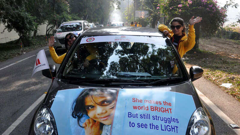 All-women car rally with the message to 'save girl child' held in Dehradun