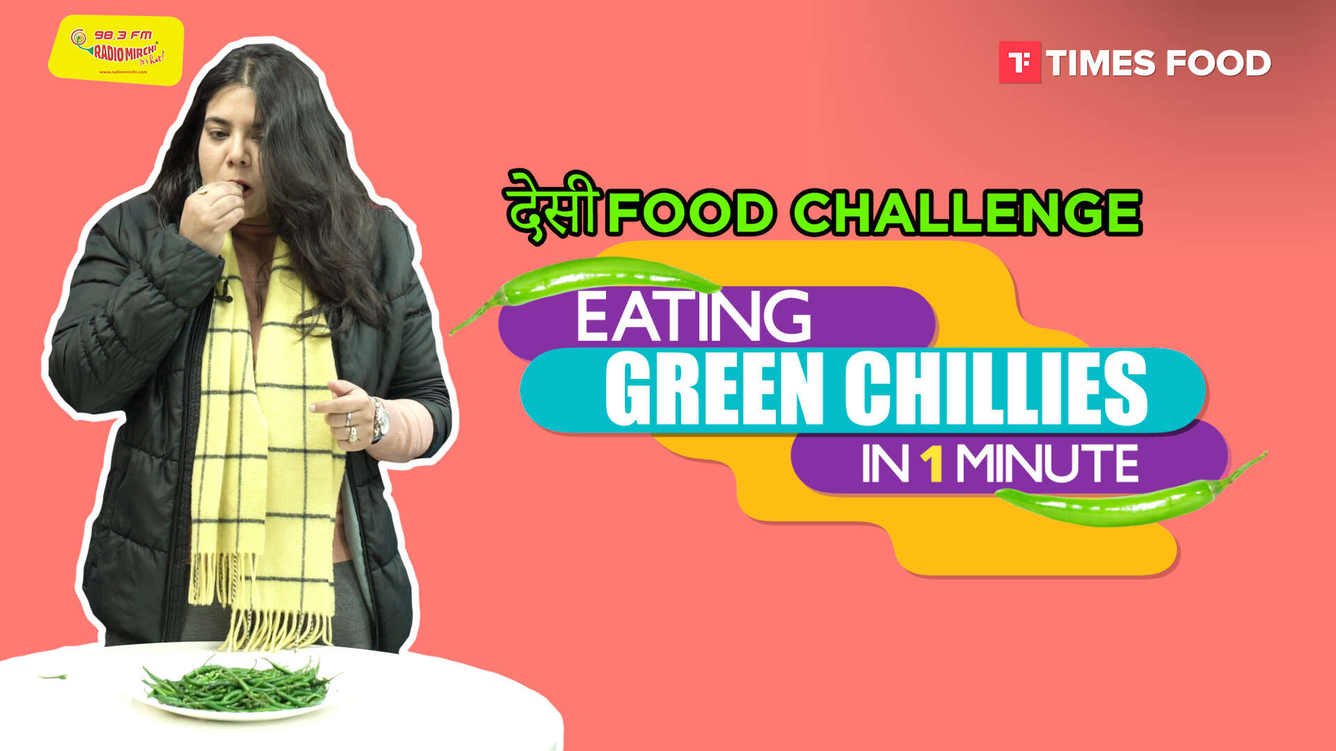 1-minute Green Chilli Challenge - Times Food