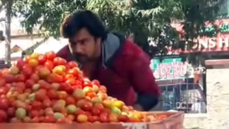 Watch: Chiranjeevi Sarja spotted shooting for ‘Raja Marthanda’