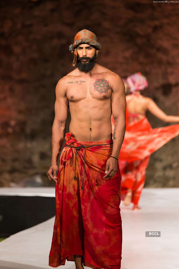 Prateek Jain walks the ramp at Colombo fashion week