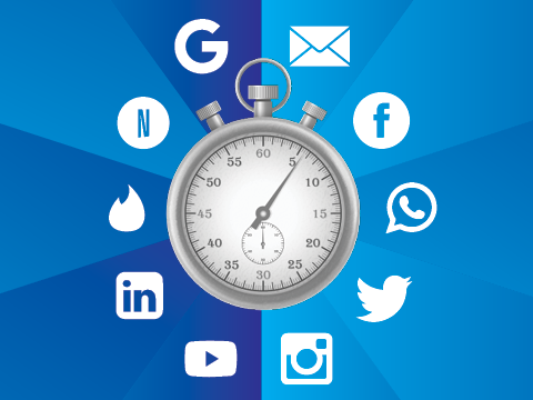 Infographic: What happens in an internet minute - Times of India
