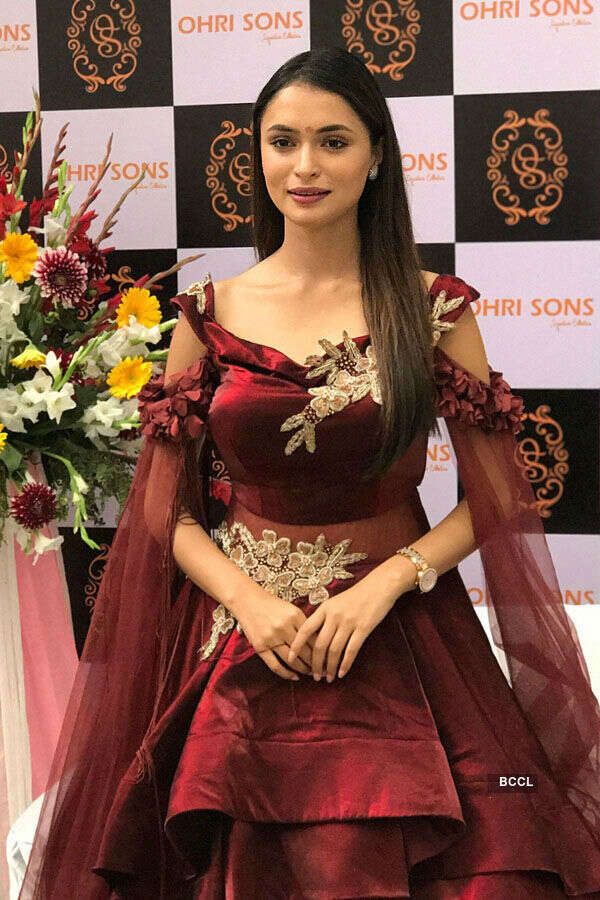 Anukriti Gusain at a store launch