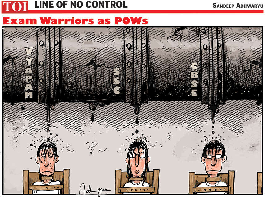 Exam warriors as POWs
